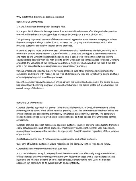 Dilemma Problem With Some Real Life Facts And Figures Pdf Brand Debt