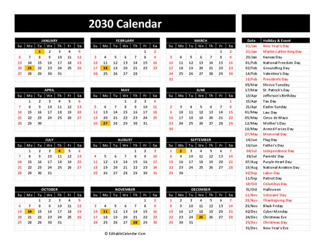 Printable December 2030 Calendar Free Printable Calendars Free