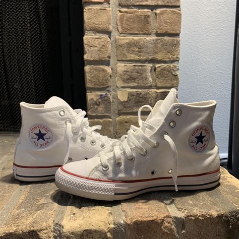 Converse Chuck Taylor All Star High Top White Shoes Depop