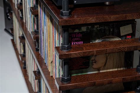 Vinyl Storage Furniture Lp Storage Shelf Custom Vinyl Record Cabinet