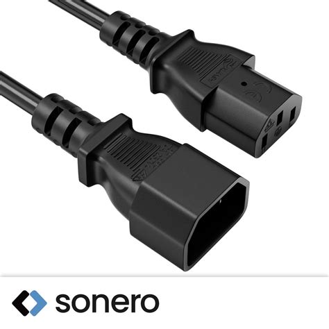 Powercord Iec Extension Iec C13 To Iec C14 Straight 100m