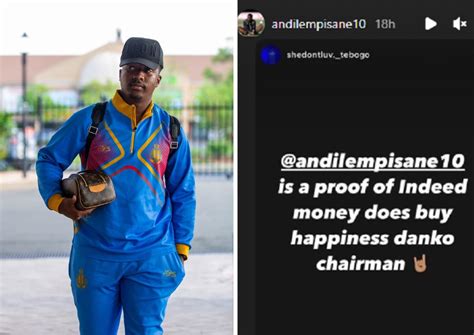 Andile Mpisane Takes Jab At Critics Money Does Buy Happiness
