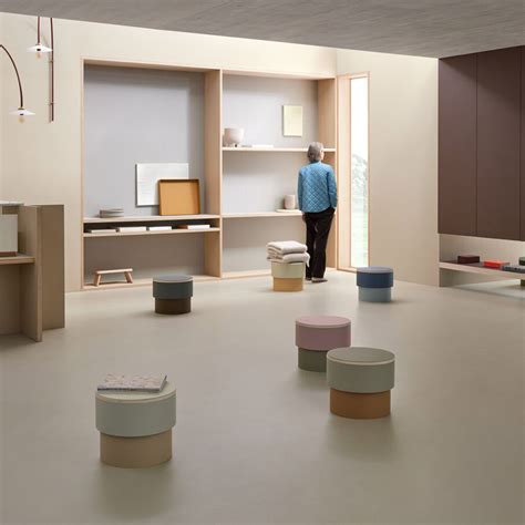 Forbos New Furniture Linoleum Colours On Display At Milan Design Week
