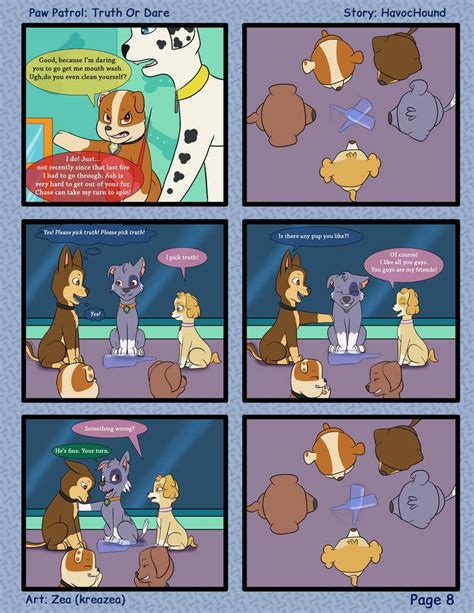 Paw Patrol Comic Truth Or Dare Pg 8 By Kreazea On Deviantart Paw Patrol Paw Patrol Cartoon