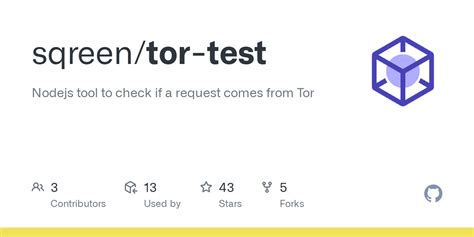 Github Sqreentor Test Nodejs Tool To Check If A Request Comes From Tor