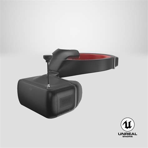 Dji Goggles Racing Edition Fpv Headset 3d Model 39 3ds Blend C4d