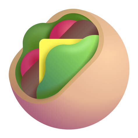 Stuffed Flatbread 3d Icon Fluentui Emoji 3d Iconpack Microsoft