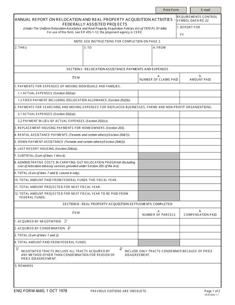 Eng Form 4660 Fill Out Sign Online And Download Fillable Pdf Templateroller
