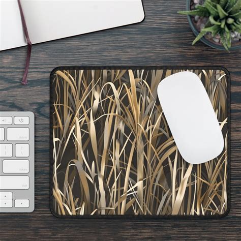 Duck Blind Camo Desk Mat Hunting Camouflage Desk Pad Real Camo