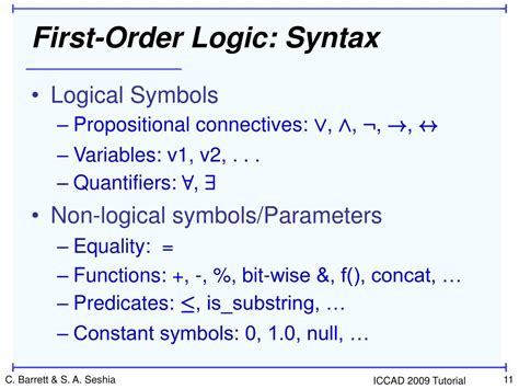 Ppt Introduction To Satisfiability Modulo Theories Smt Powerpoint