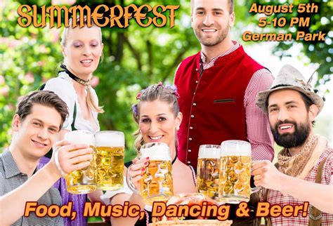 Summerfest 2023 August 5th At German Park Indianapolis Liederkranz