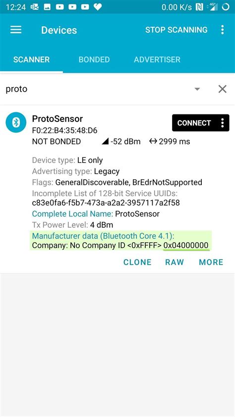 BLE Sensor With The NRF Chip