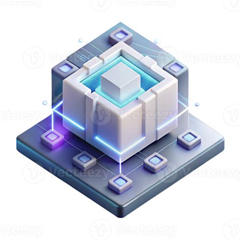 magnificent artistic a powerful quantum computer processing complex