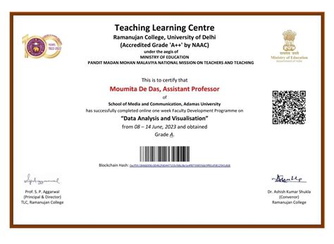 Fdp Dataanalysis Adamasuniversity Moumita De Das