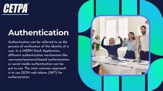 Authentication And Authorization In MERN Stack Applications Pptx Web Development Internet