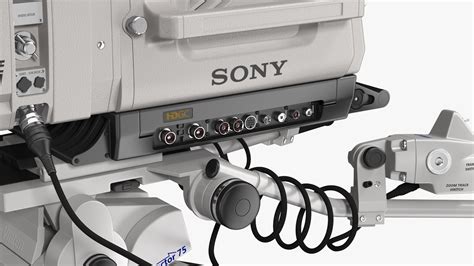 3d Model Sony Broadcast Camera With Stand Turbosquid 2382237