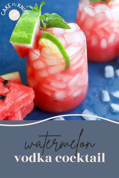 Watermelon Vodka Cocktail Cake N Knife Watermelon Vodka Cocktail Cake N Knife