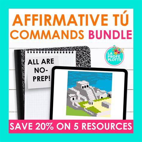 Affirmative Tú Commands Activities For Spanish Class La Profe Plotts