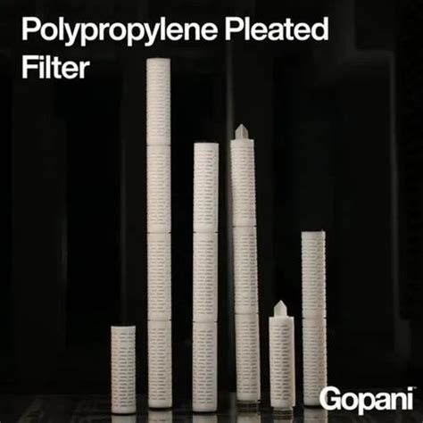 Polypropylene Pp Pleated Filter For Industrial At ₹ 500 In Ahmedabad