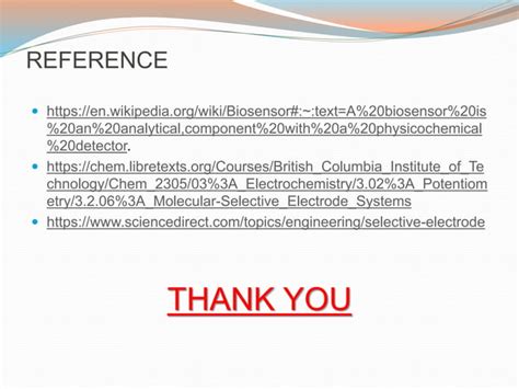 Molecule Selective Electrode System And Bio Sensor Pptx