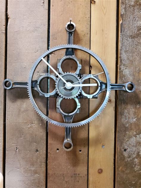 Automotive Piston Rod Clock