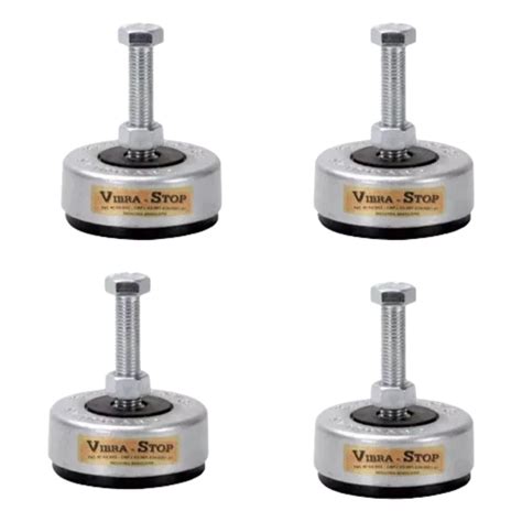 Vibra Stop Mini Antivibratório 500kg 2000kg Rosc 38 Pol 4 Und Casa Dos Parafusos Franca