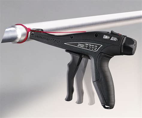 110 70130 Evo7sp Met Pl Bk Hellermanntyton Hellermanntyton Evo7sp Cable Tie Gun 4 8mm