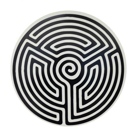 Circular Maze Artwork Greek Pattern Inspiration