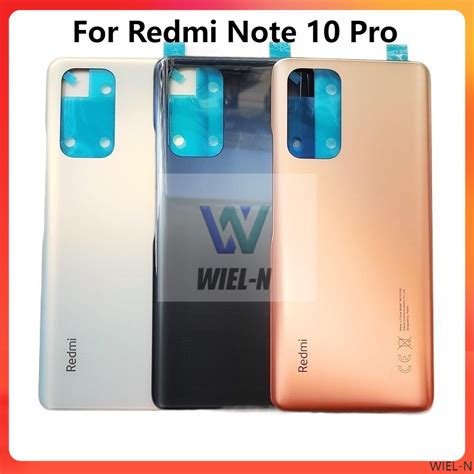 For Xiaomi Redmi Note 10 Pro Back Cover Glass Shopee Philippines