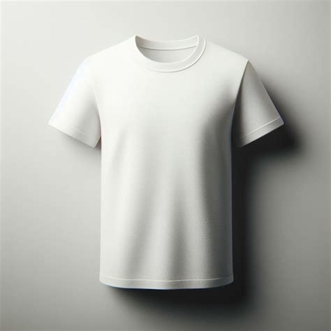 Premium Photo Blank White Tshirt On Gray Background Mock Up For Design