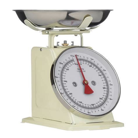 Retro Kitchen Scale 5kg Cream Modern Home Interiors