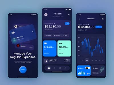 Fintech Digital Banking App Ui By Md Azbin Islam On Dribbble