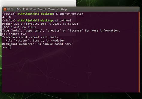 Opencv Error On The Jetson Nano Jetson Nano Nvidia Developer Forums