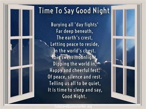 Good Night Poems For Friends Romantic Good Night Night Love Good