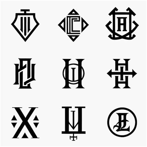 Monogram Letter Logo Alphabet Design Premium Ai Generated Vector