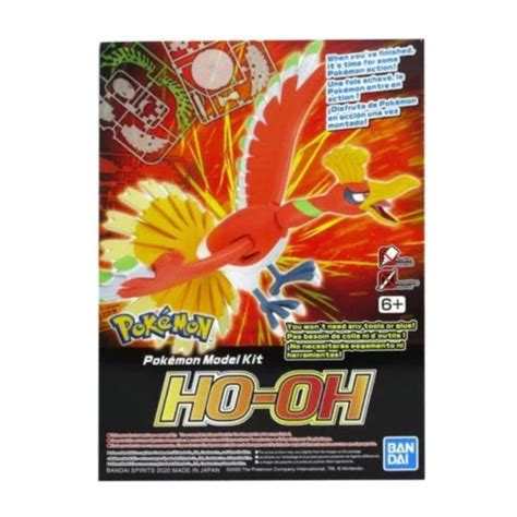 Pokémon Model Kit Ho Oh Bandai G5060464 Snap Fit Hobby Collectors Australia