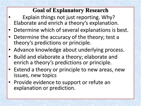 Explanatory Descriptive And Exploratory Research Pptx