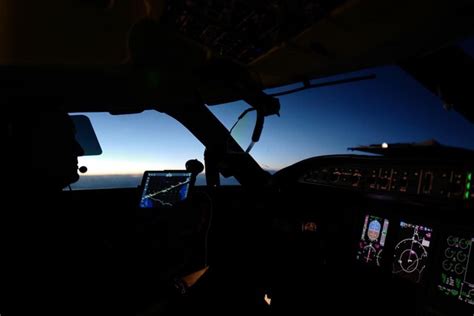 Premium Photo Cockpit Interior At Dusk