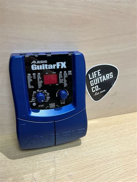Alesis Guitarfx Multi Effects Guitar Pedal Reverb