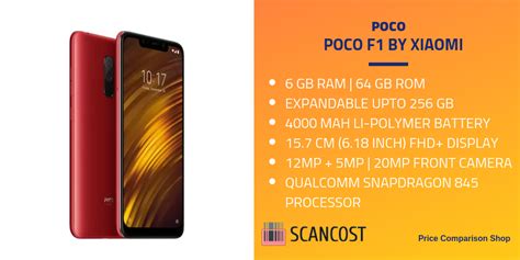 Poco F1 By Xiaomi Specs And Features Scancost