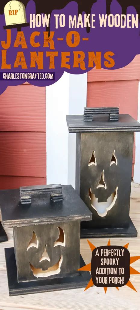 Easy Diy Wooden Jack O Lantern