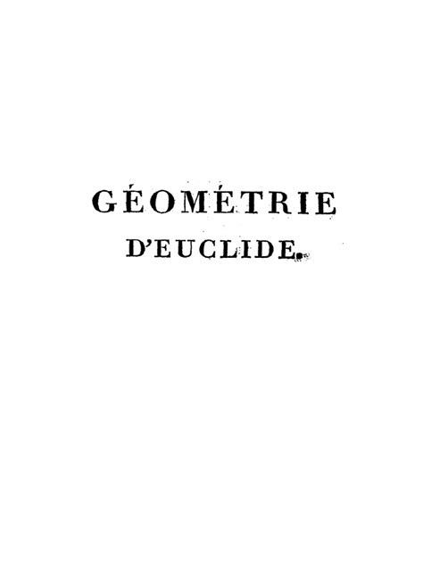 Euclide Elements 1804 Pdf