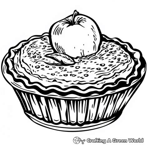 Pie Coloring Pages Free And Printable