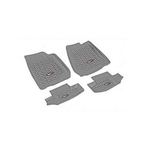 Floor Liners Kit Gray 07 16 Jeep Wrangler Jk