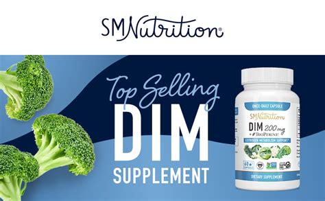 Dim Supplement 200mg Dim Diindolylmethane Plus Bioperine