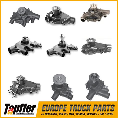 Truck Water Pump For Daf Truck 75 85 95 Xf105 Xf95 Cf85 Cf65 Lf55 Lf45