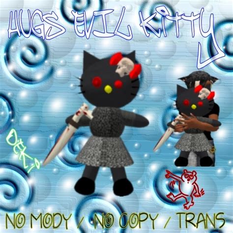 Second Life Marketplace Hugs Evil Kitty