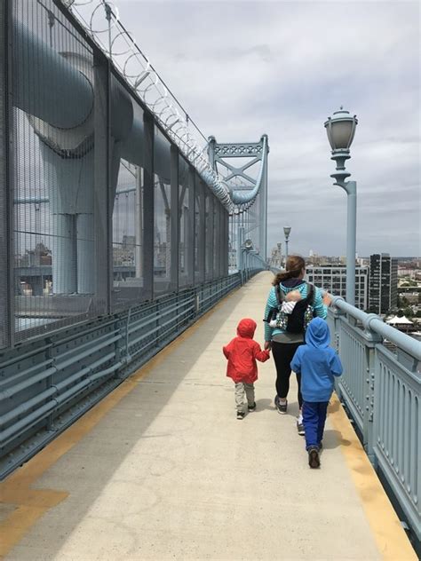 Ben Franklin Bridge Walk Camden Nj To Philadelphia Pa South