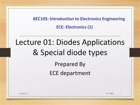 Lect 05 Diodes And Applications Part2pptx