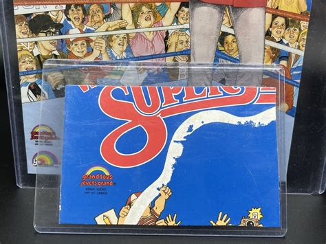 Ljn Wwf Vince Mcmahon Wwe Wresting Near Mint With Poster And Card